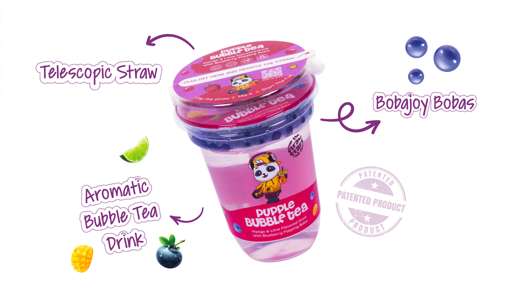 Pupple Bubble Tea